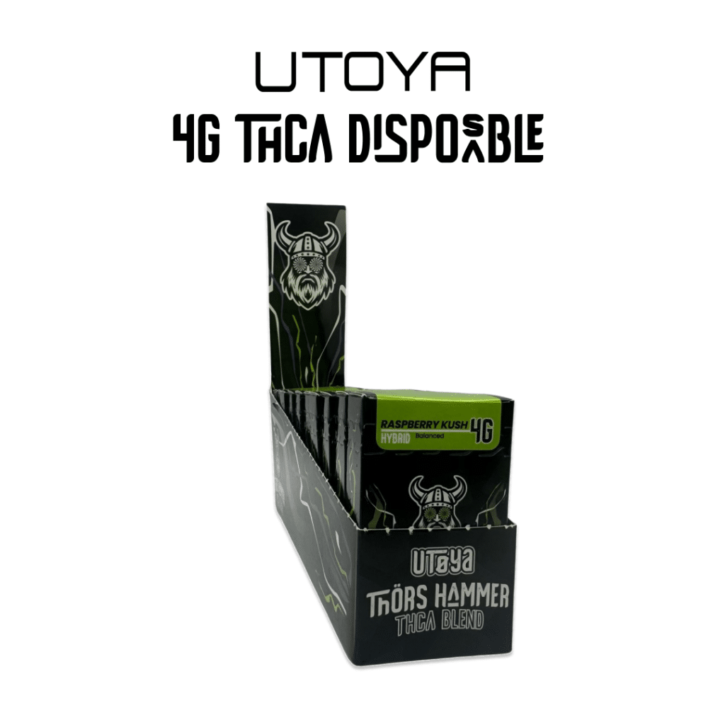Award Winning: Thor's Hammer 4 Gram THCA Disposable Vape | Utoya